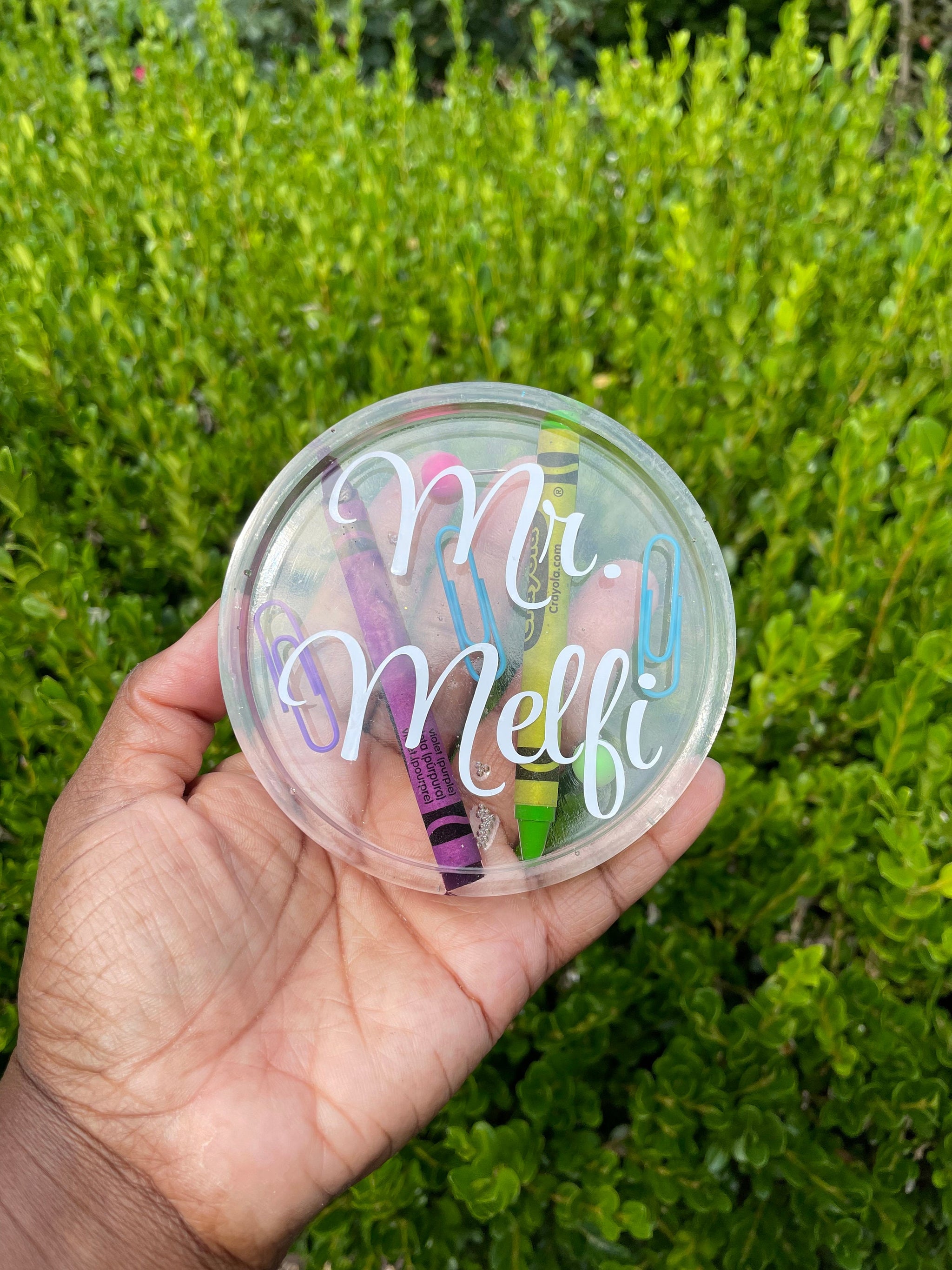 Personalized Teacher Appreciation Coaster, Gift for Teacher, Teacher A ...