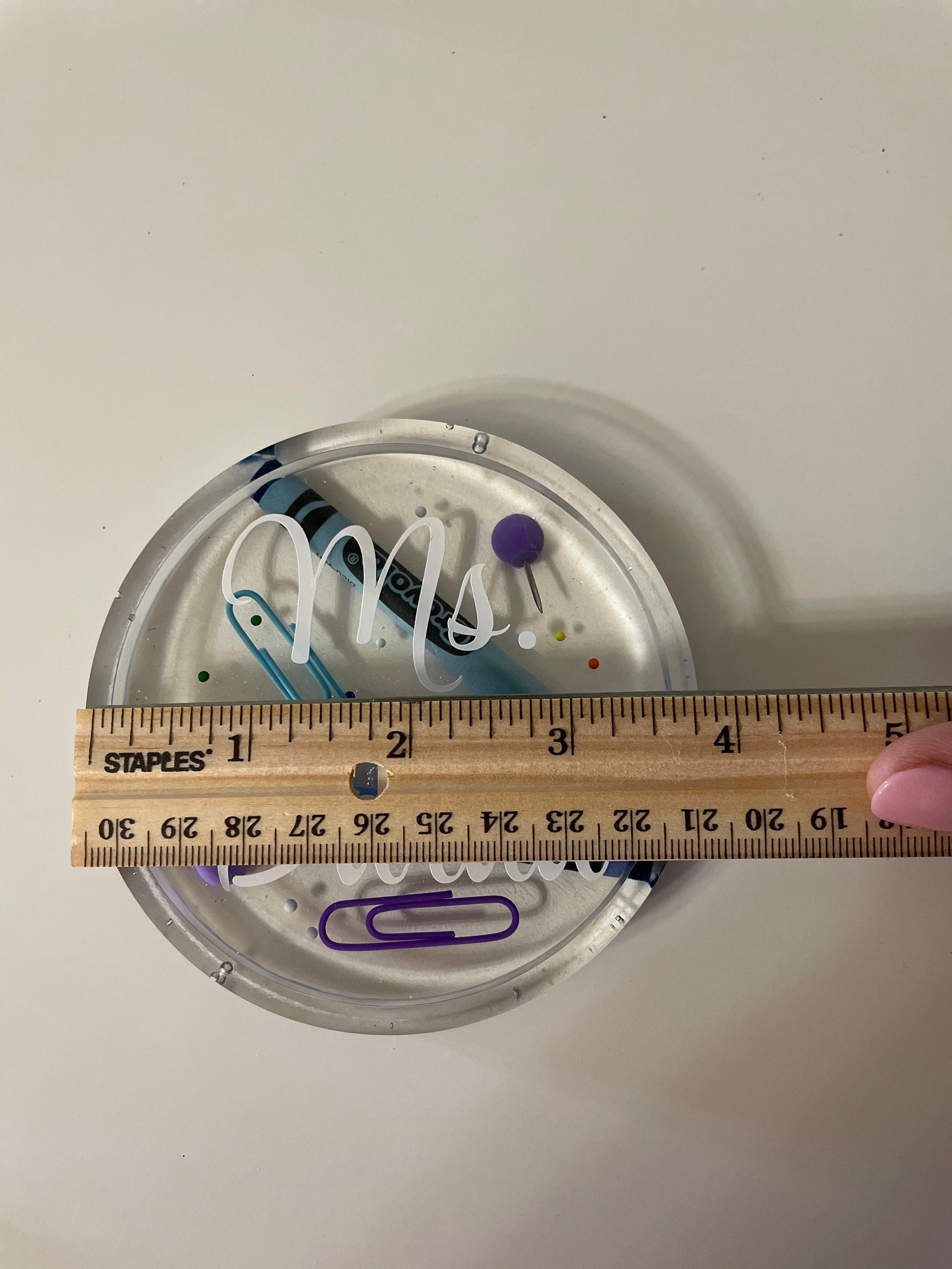 Personalized Teacher Appreciation Coaster, Gift for Teacher, Teacher A ...