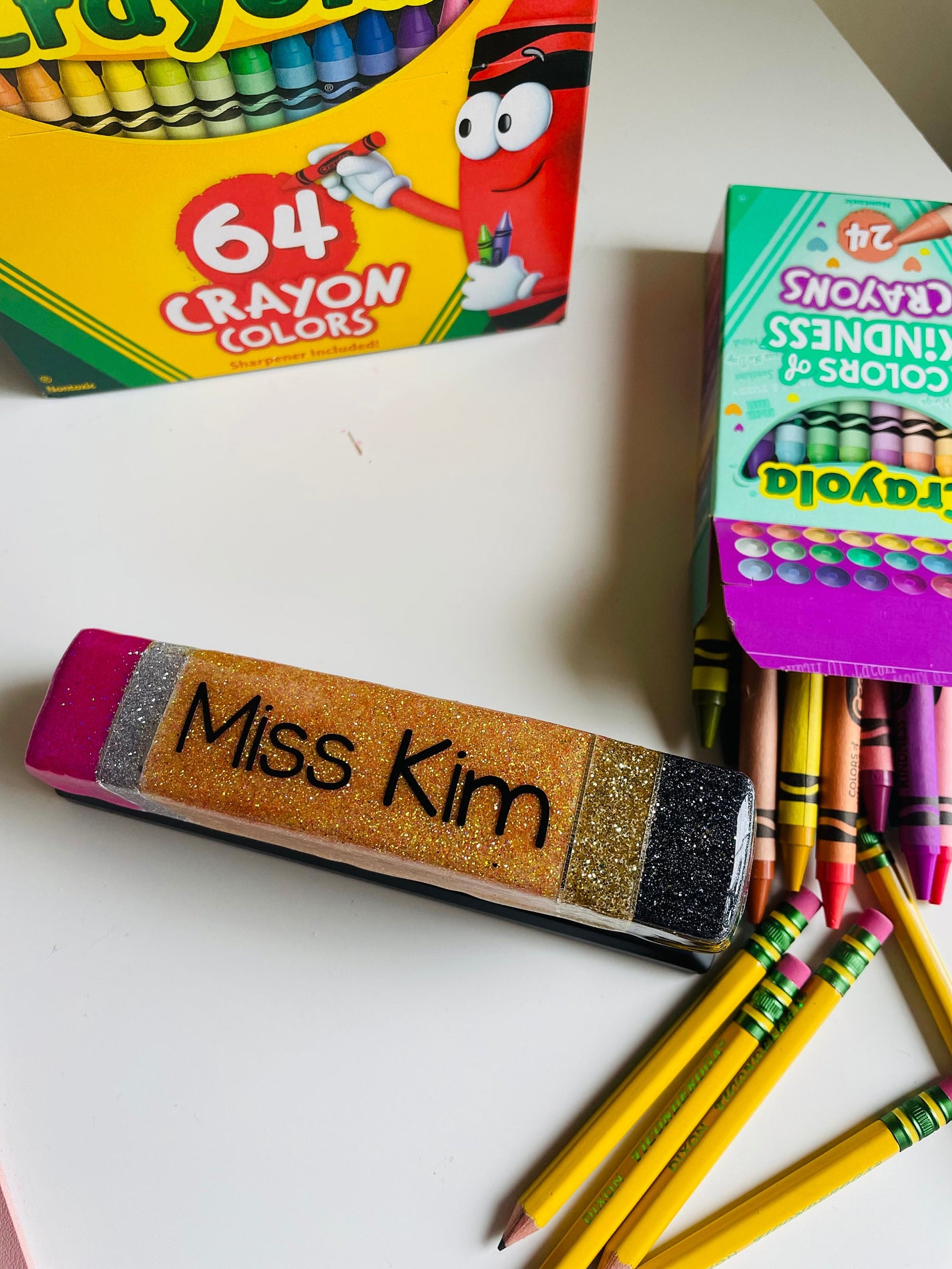 Personalized Stapler, glitter stapler, pencil stapler, teacher appreci ...